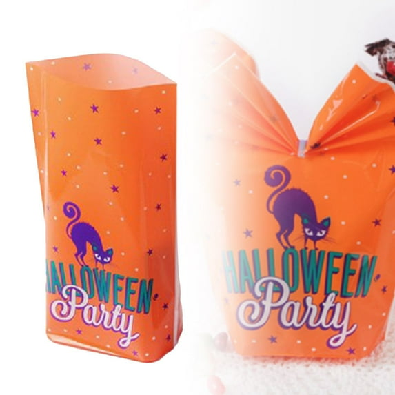 Food Storage Containers,Healeved 50 Pcs Halloween Candy Bags Halloween ...