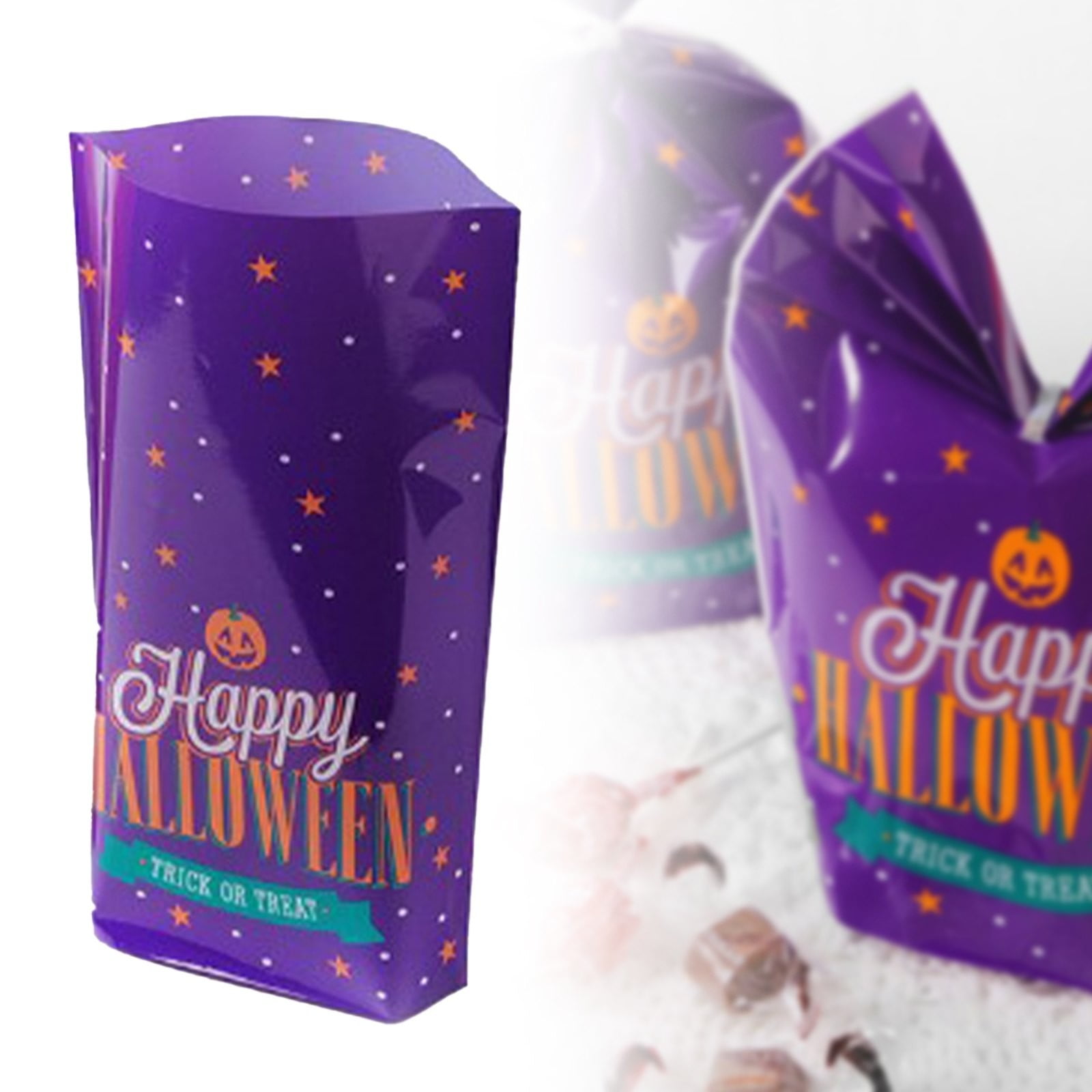 Food Storage Containers,Healeved 50 Pcs Halloween Candy Bags Halloween ...