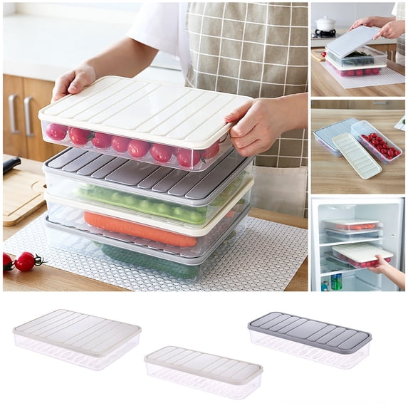 Food Storage Containers Household Dumpling Storage Box Multi-Layer ...
