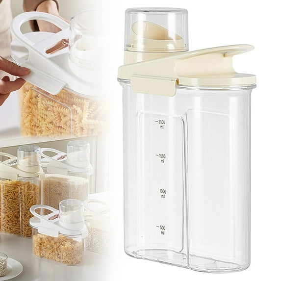 Food Storage Containers,Kitchen Grains Storage Container Large Cereal ...