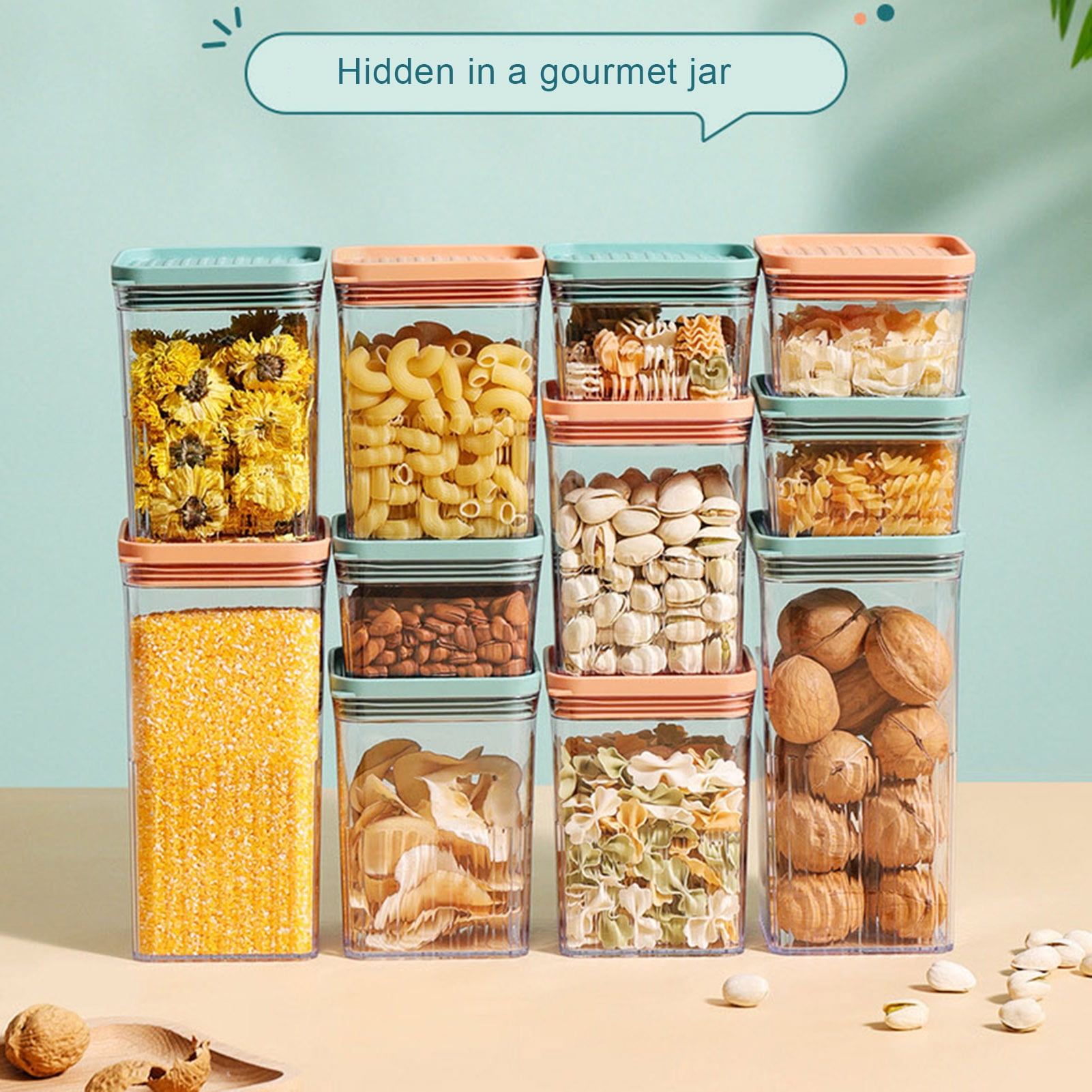 Food Storage Containers Kitchen Pasta Spaghetti Sealed Storage ...