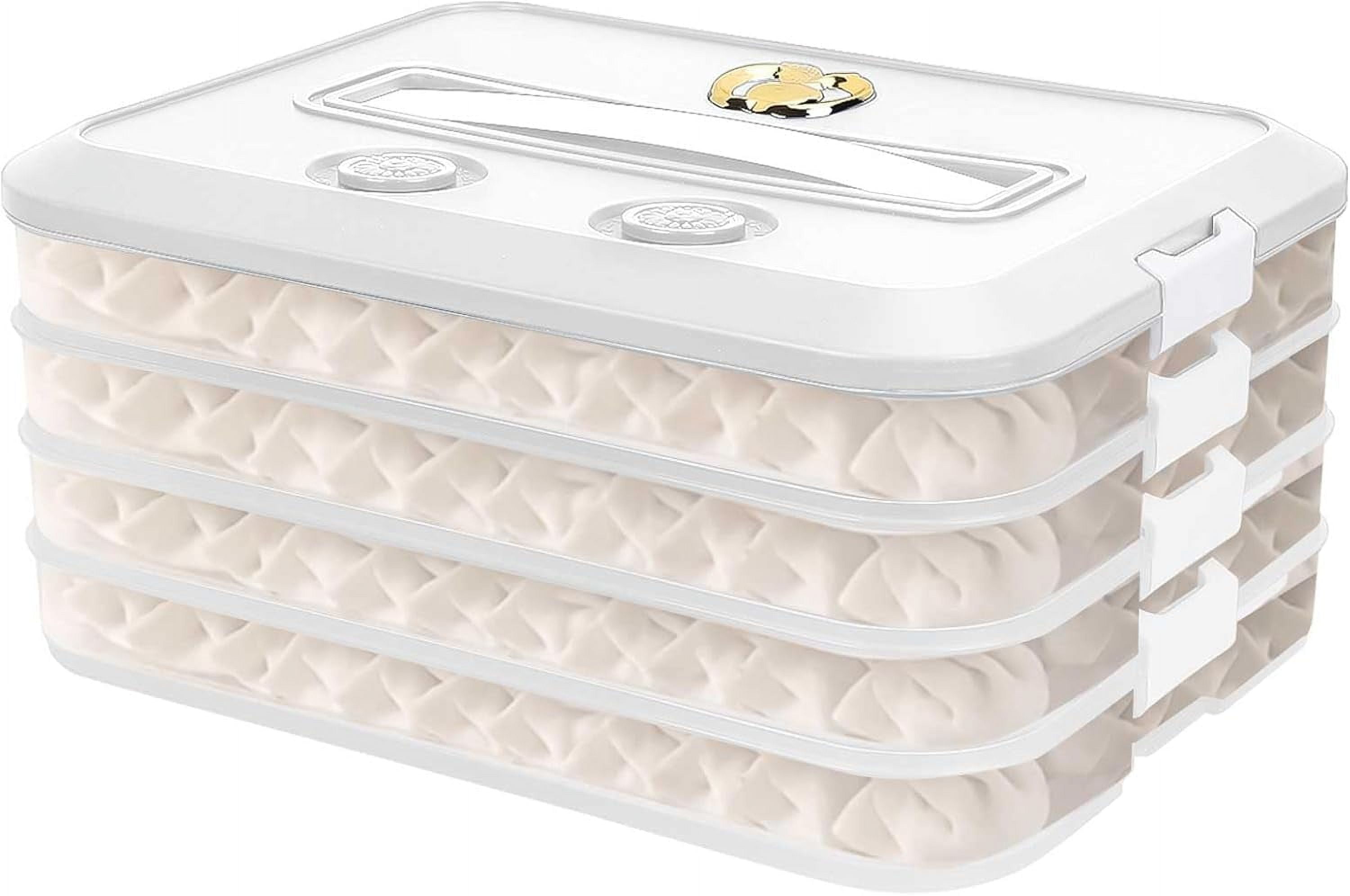 Food Storage Containers with Lids, 4-Layer Stackable Snack Container ...