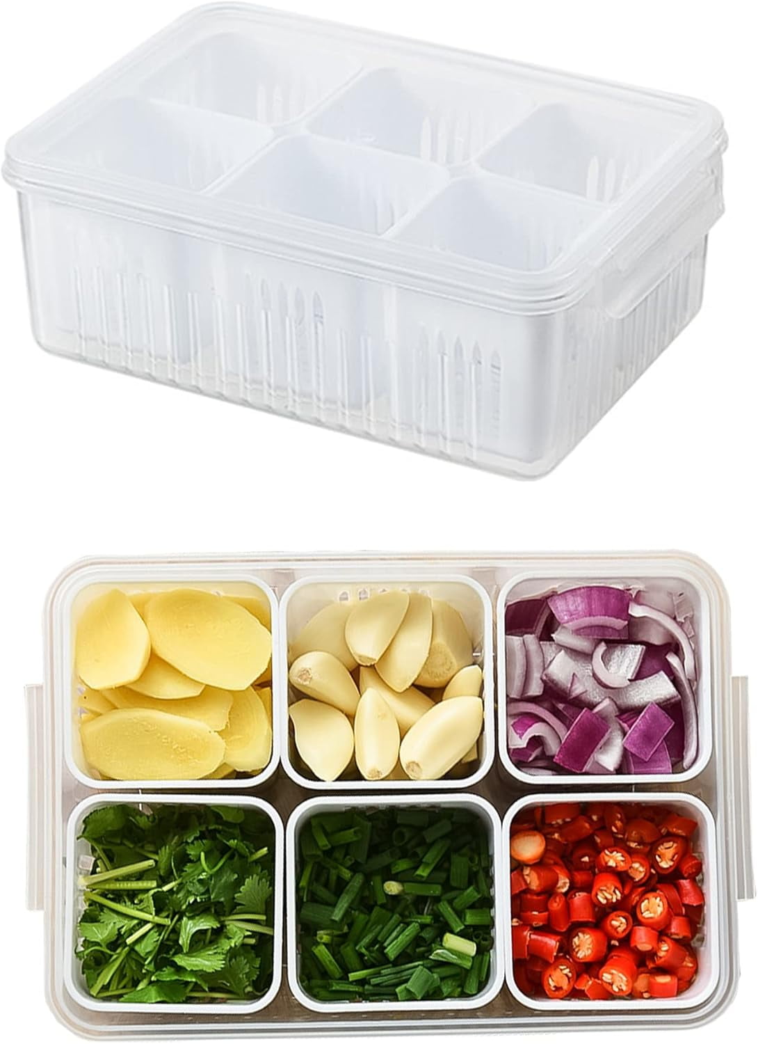 Food Storage Containers with Lids Airtight, Fridge Fresh-Keeping ...