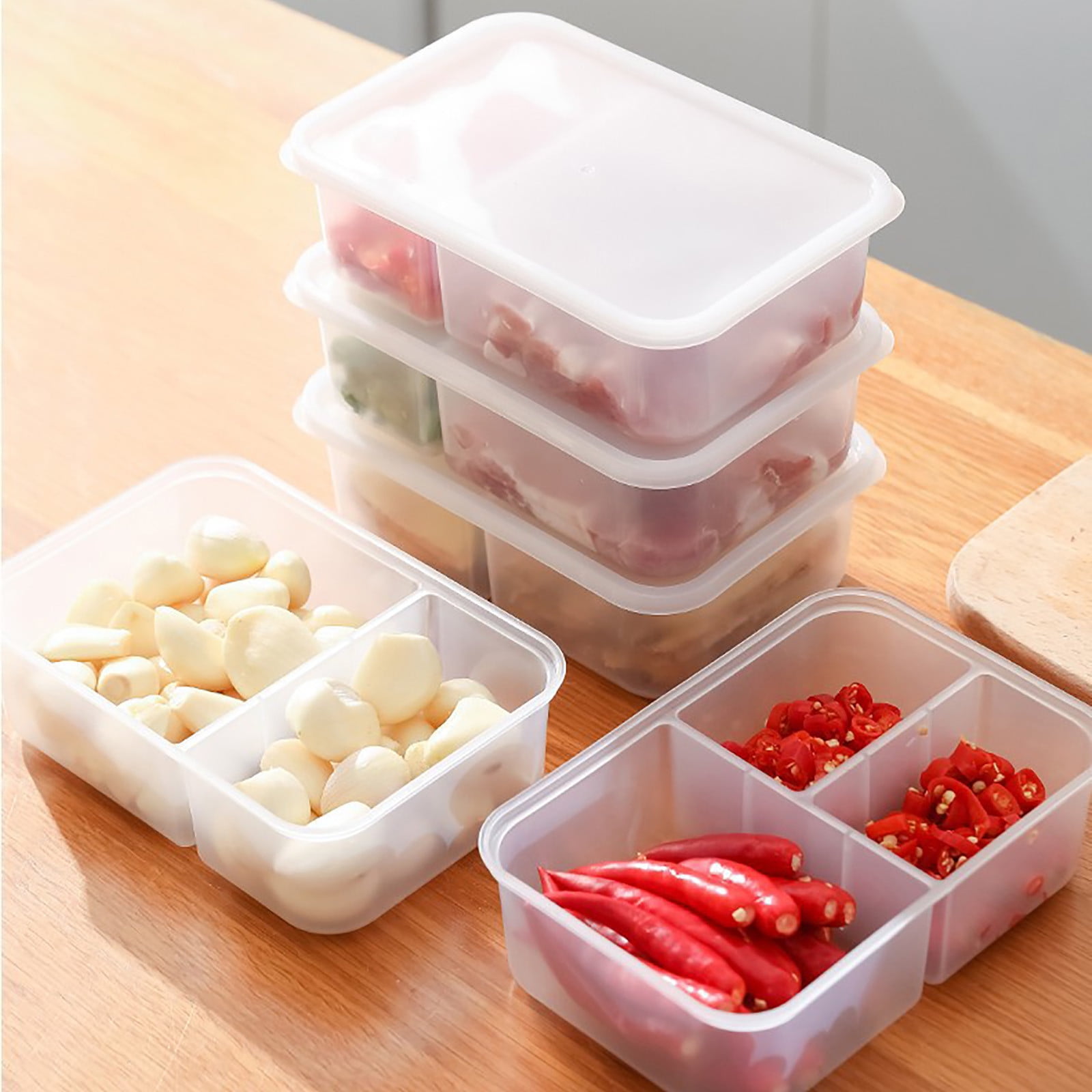 Food Storage Containers for Refrigerator Organization with Removable ...