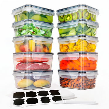 100 Sets 5.5 oz Small Plastic Go To Go Containers, Disposable Round ...