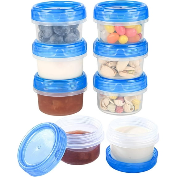 Food Storage Containers with Twist Top Lids, Ultra Thick Airtight ...