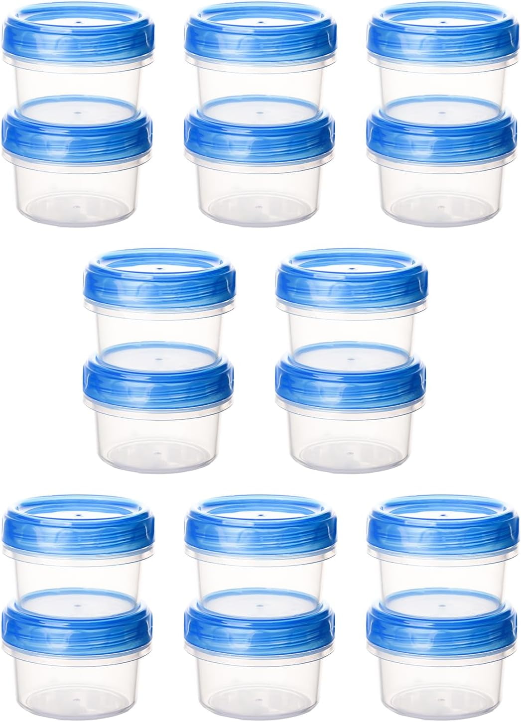 Food Storage Containers with Twist Top Lids, Ultra Thick Airtight ...