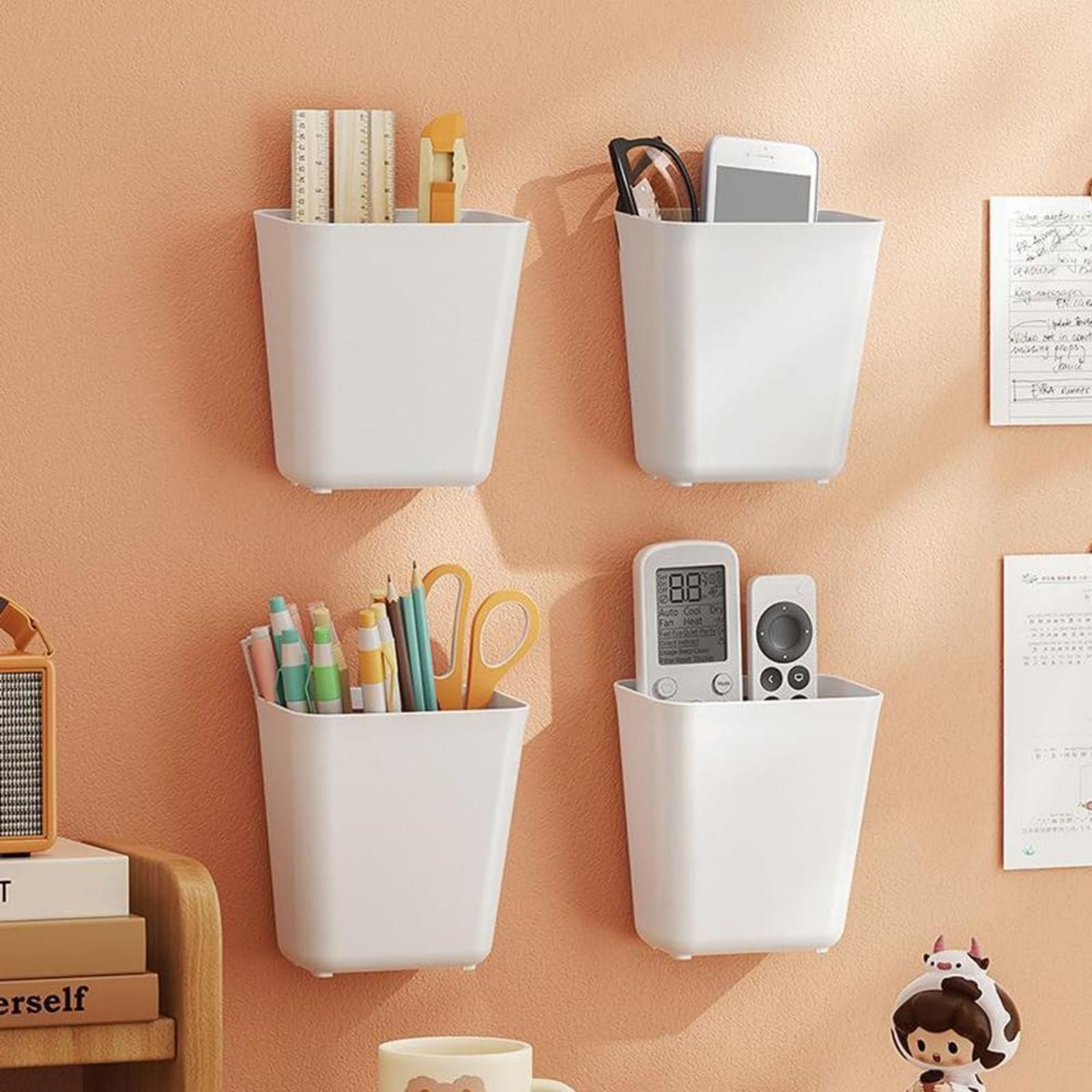 Food Storage Containers - Wall Mounted Storage Box Bathroom Shelf ...