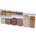 Airtight Food Storage Containers, BPA Free, with Twist/Turn Lids, for ...