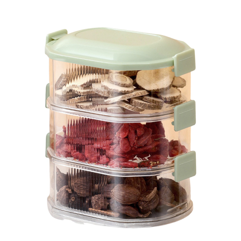 Food Storage Containers with Lids Stackable Leak Proof Organizer Bins ...