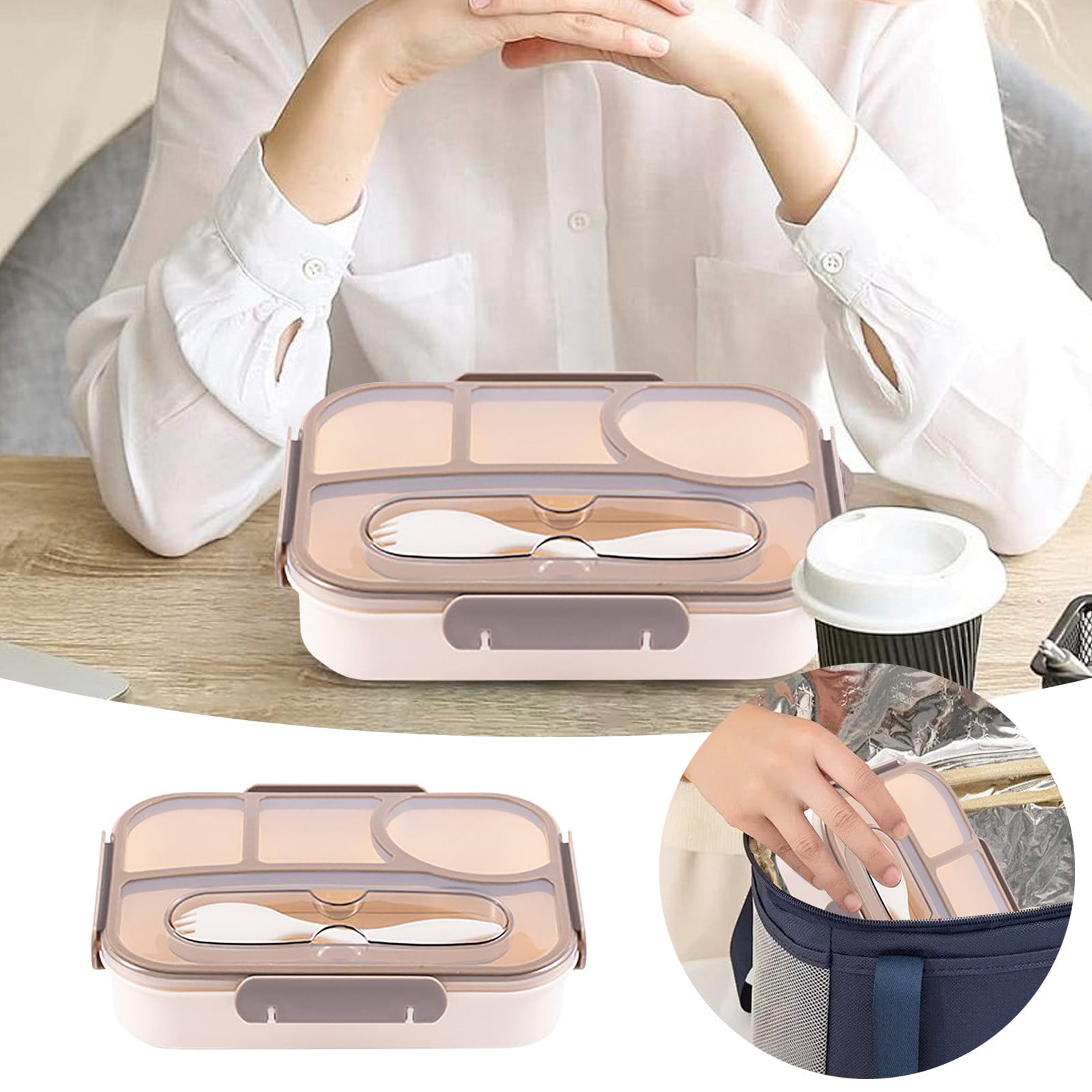 Food Storage Divided Meal Prep Container For Easy Meal Organization And ...