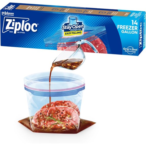 Freezer Cube 5 Tier Zip Lock Freezer Bag Storage System By SkyMall ...