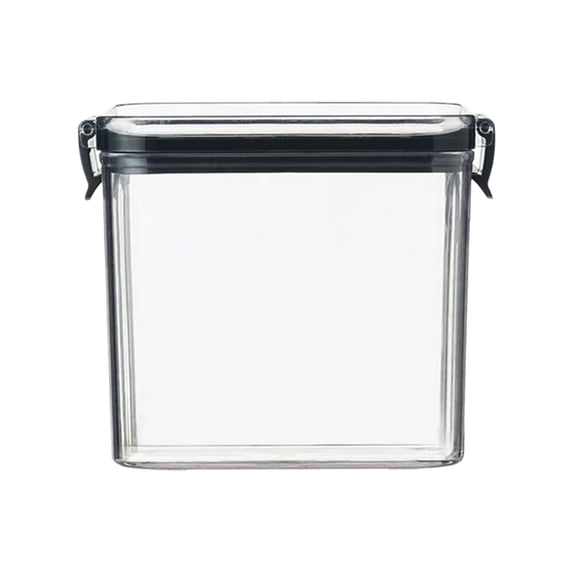 Food Storage Glass Square Containers – Airtight Transparent Jars for ...