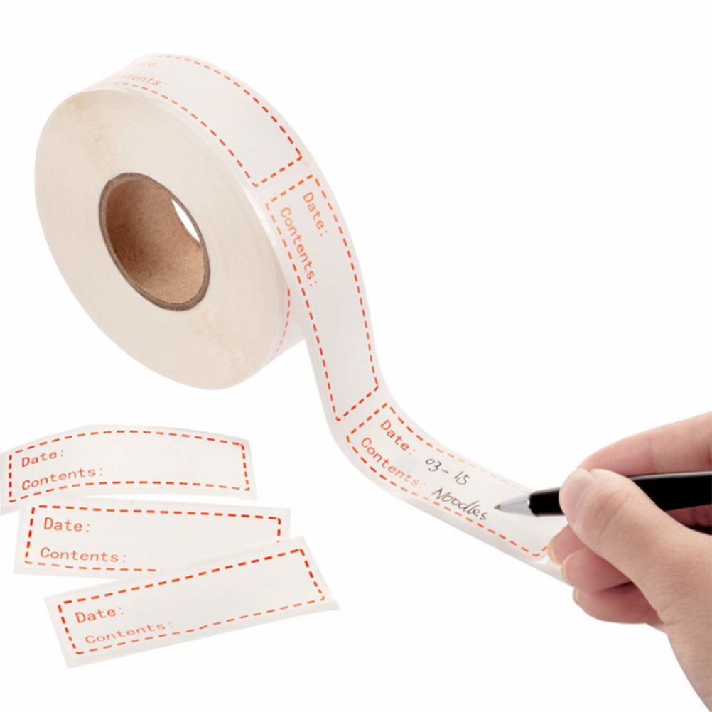 Food Storage Labels, Freezer Food Labels Easy To Write For Meat ...
