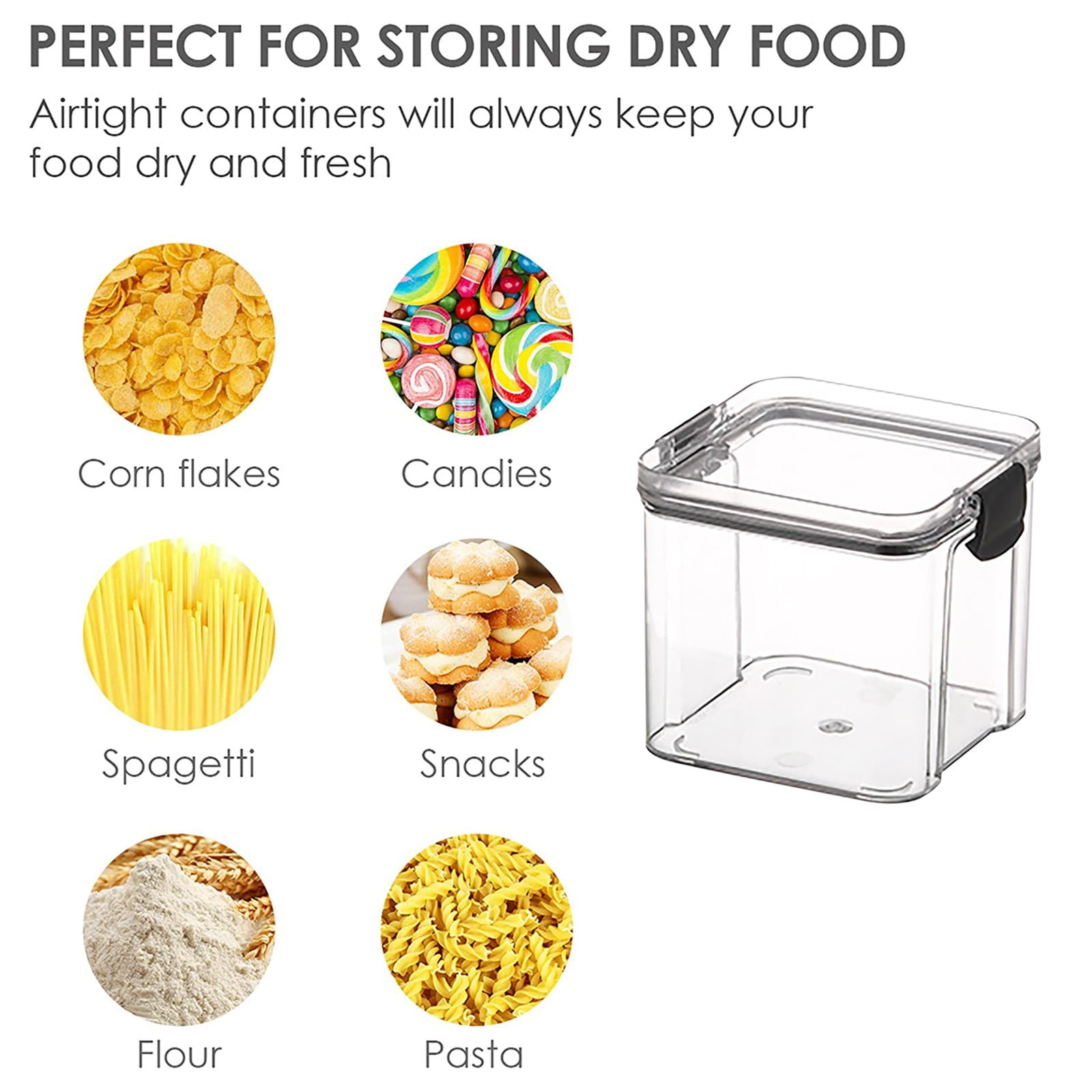 Food Storage Miayilima Storage Rack Kitchen Household Whole Grains ...