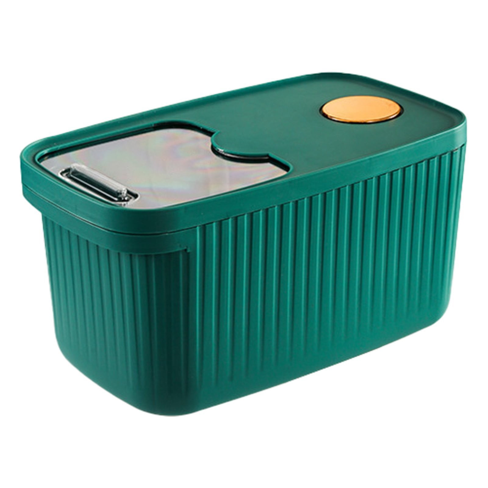 Food Storage Organizer, Easeky Large Capacity Clear Plastic Rice ...