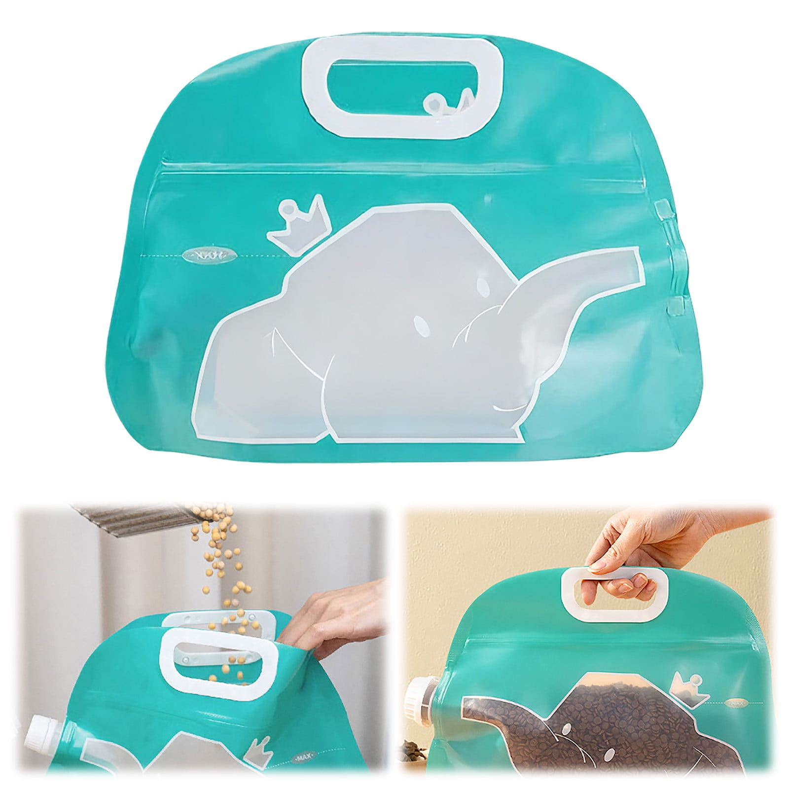Food Storage Pouch for Home Kitchen and Outdoor Use - Sealing Grain Nut ...