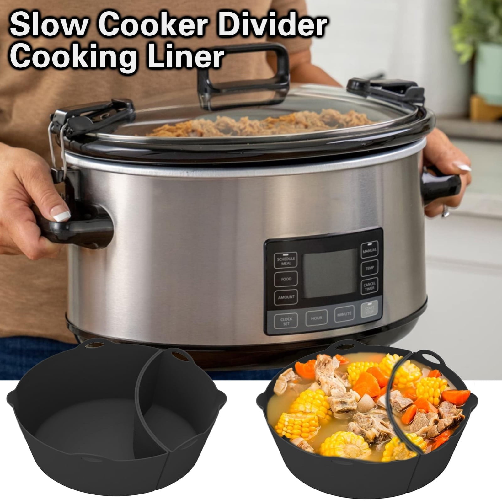 Food Storage Silicone Pad Slow Cooker Mat Food Grade Reused Lightweight ...