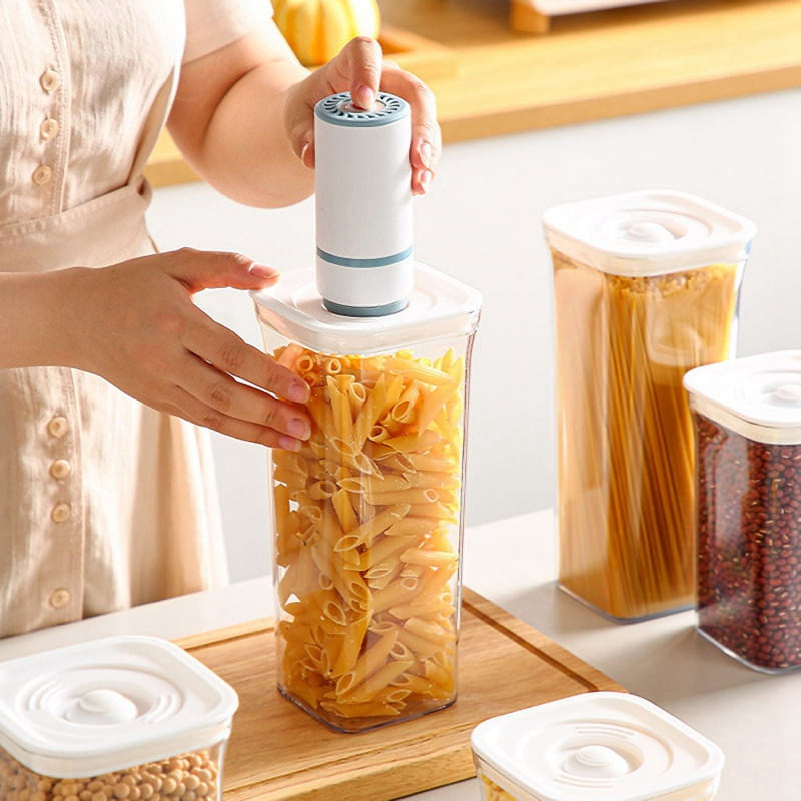 Food Storage Vacuum Container with Automatic Pumpkeep Food and ...