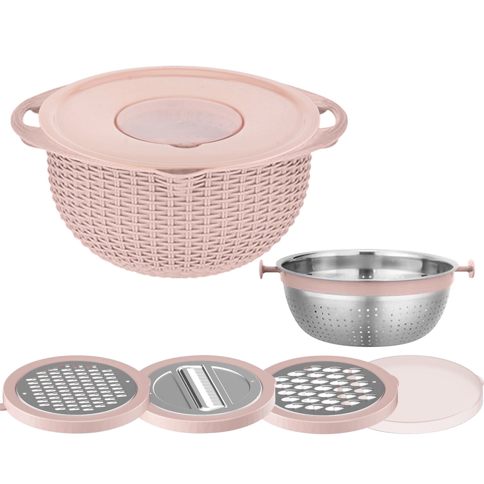 Food Strainers and Colanders Stainless Steel Drainage Basket Cleaning ...