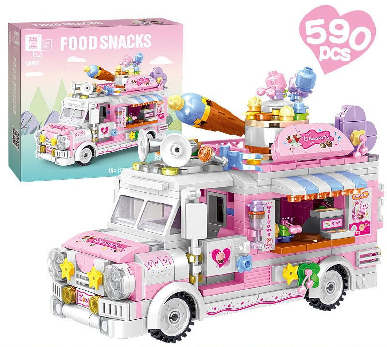 Food Street View Block Set, Snack Stick Building Toys for Party Favors ...