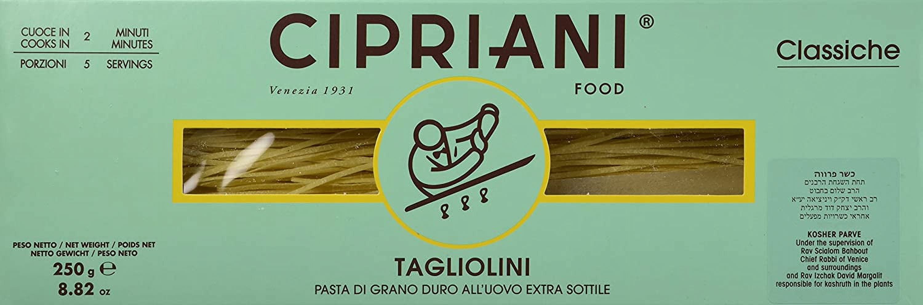 Food Tagliolini Extra Thin Egg Pasta 8.82 Oz. - Walmart.com