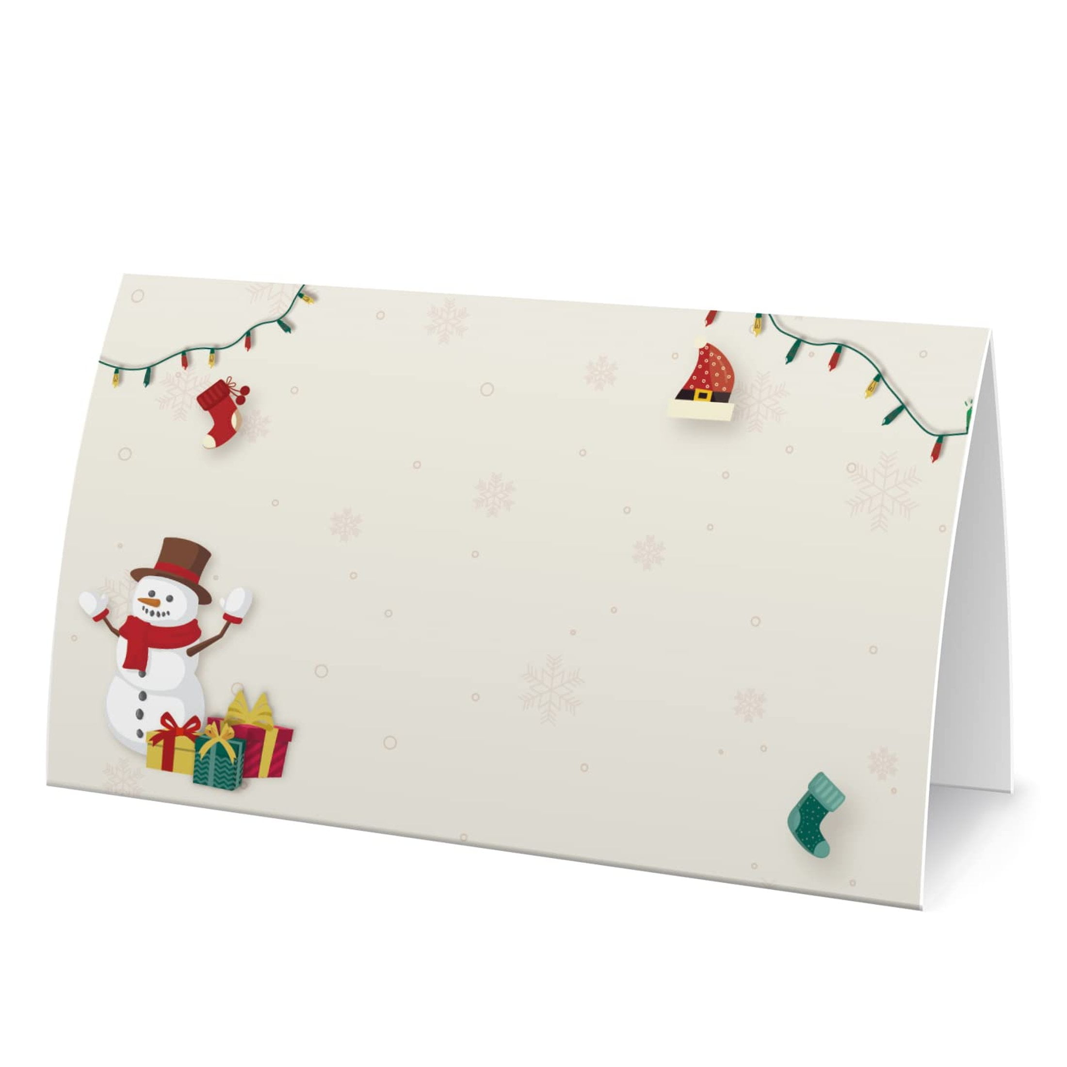 Food Tent Labels Pack - 25 Place Cards for Buffets, Banquets, and ...