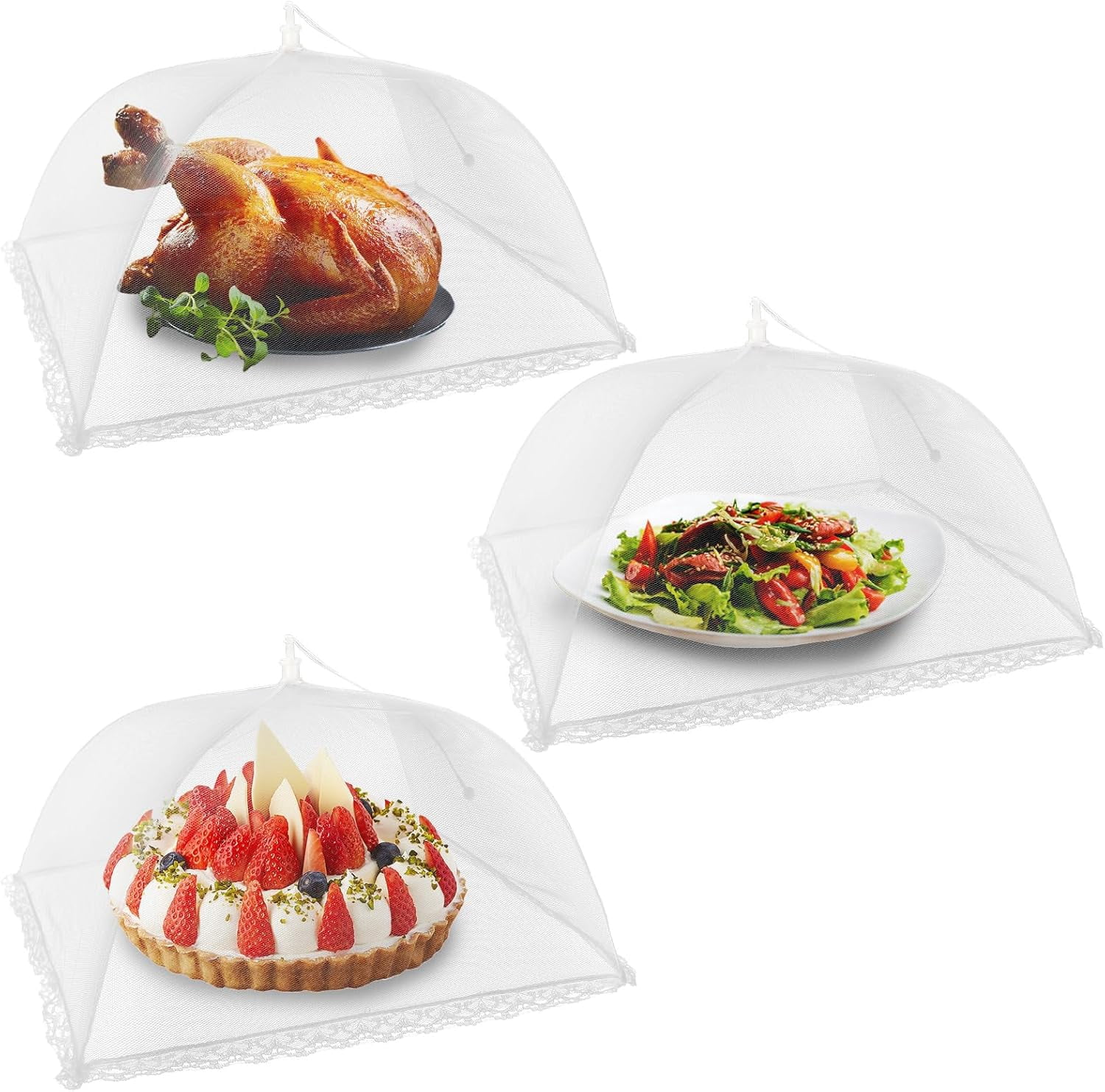 Food Tent, Outdoor Food Cover, Pop Up Mesh Food Cover for Outdoor ...