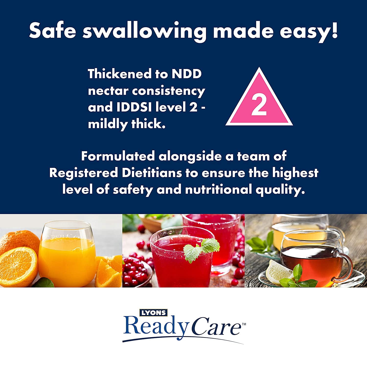 Food Thickener Packets - Consistency, Level 2 Thick (100 Pack ...