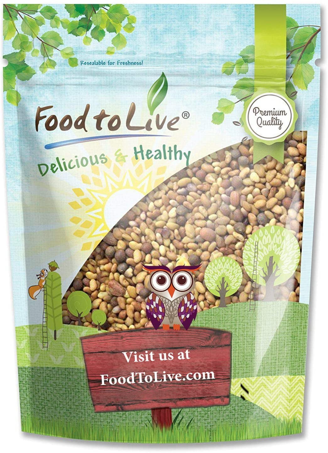 Food to Live Antioxidant Sprouting Seeds Mix, Broccoli, Clover, Alfalfa ...