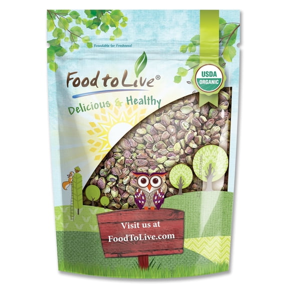 Food to Live, California Pistachio Kernels, 3 Pounds, Raw Unsalted ...