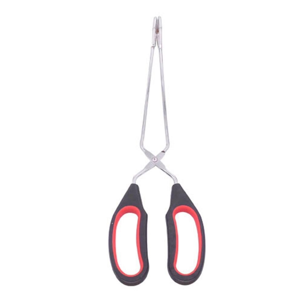 Food Tong Long Handle Scissor BBQ Bread Roast Clip Baking Kitchen Tongs ...