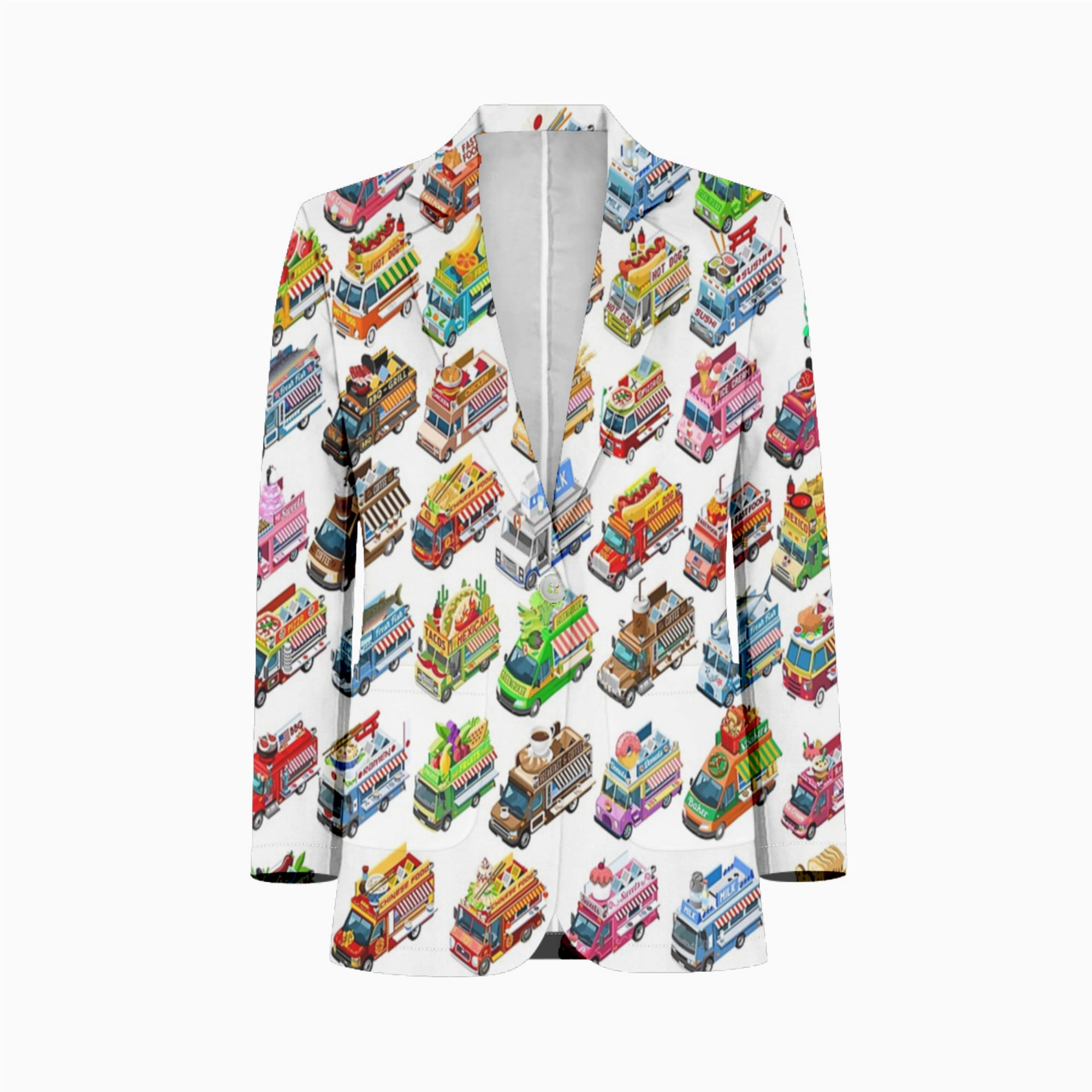 Food Truck Take away Customized Men's Suits full man Shawl Collar ...
