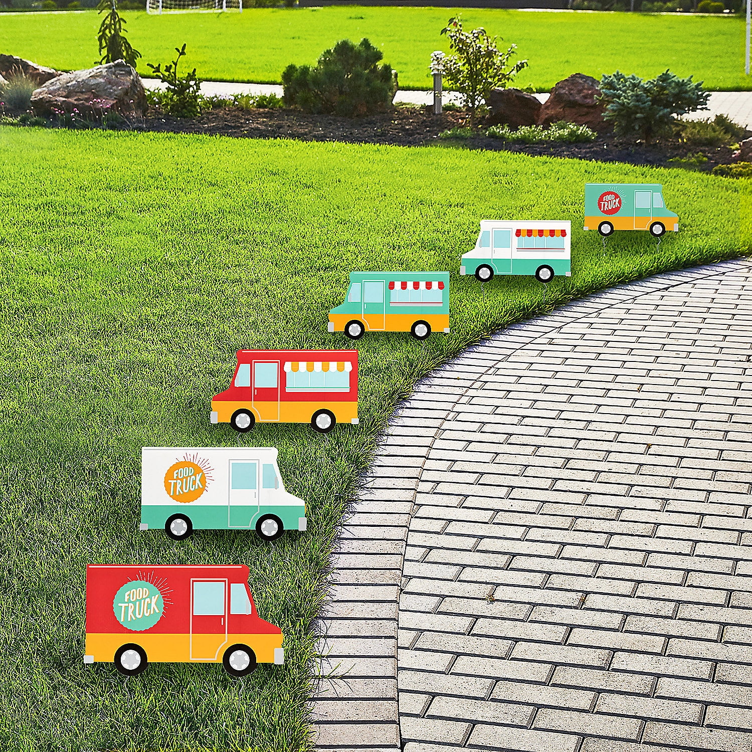 Food Truck Yard Signs – 6 Pieces - Walmart.com