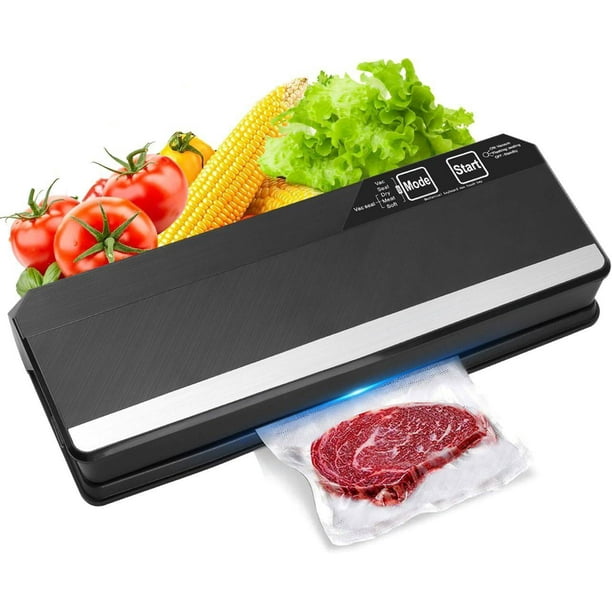 Food Vacuum Sealer, Food Saver Vacuum Machine, with 15pcs Vacuum Seal ...