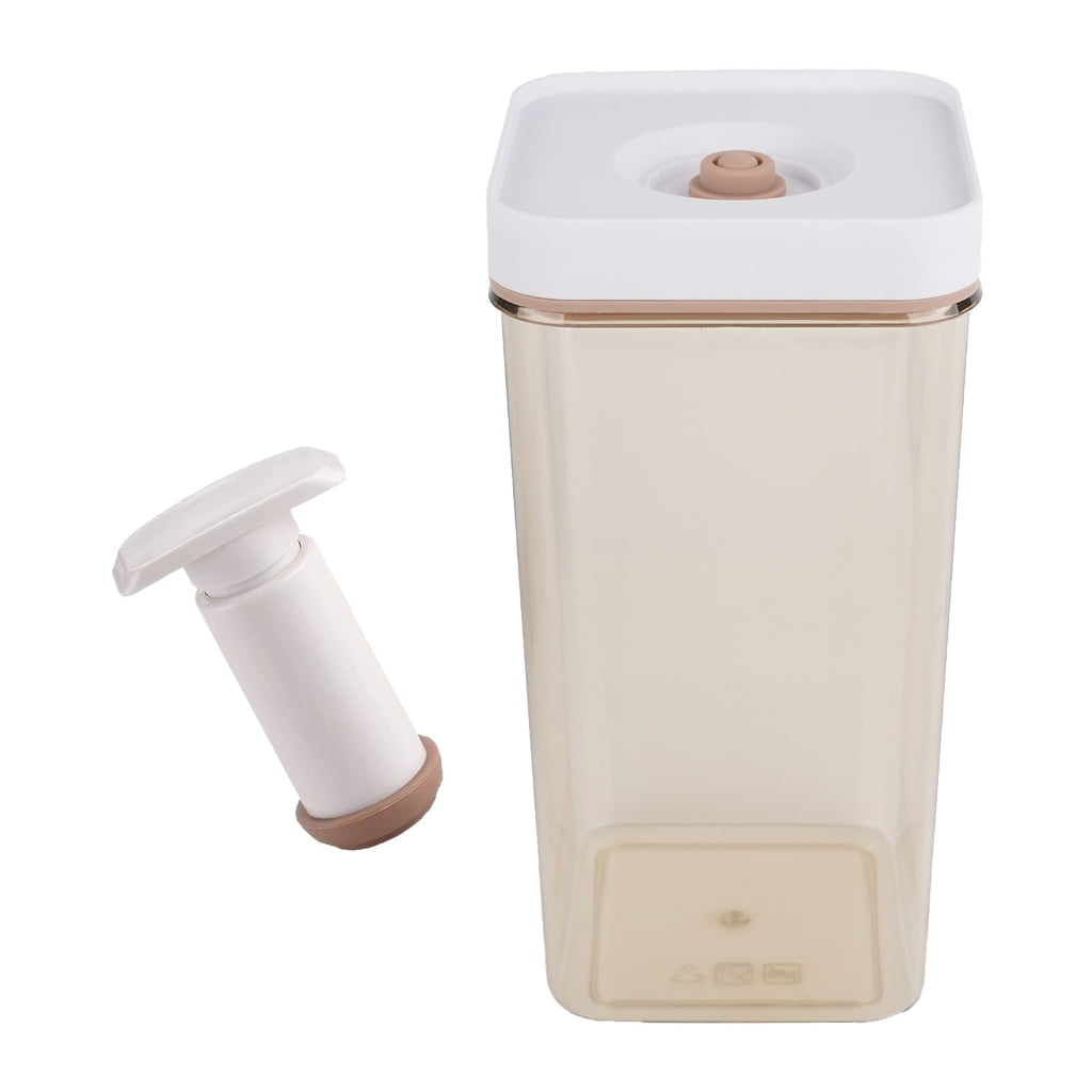 Food Vacuum Storage Box with Removable Drain Plate Airtight Fridge ...