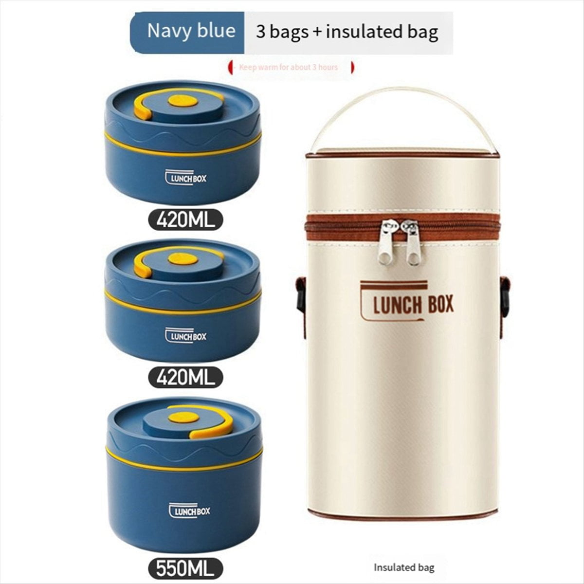 Food Warm Lunch Container,Stainless Steel Thermal Lunch Container ...