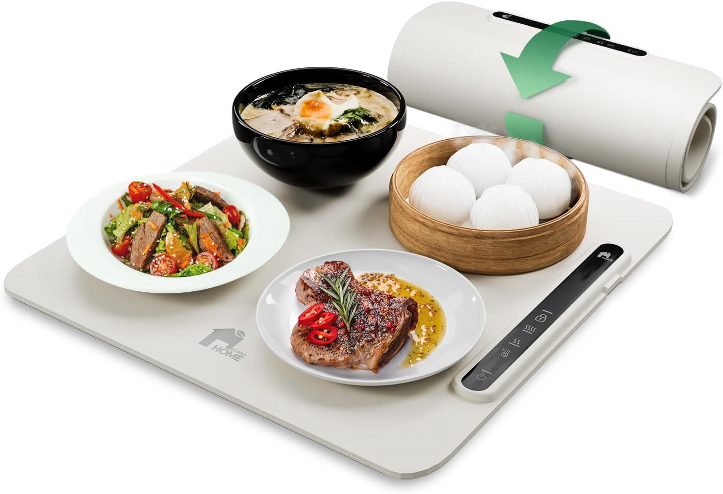 Food Warming Mat - Electric Food Warmer - Fast Heating, 3 Heat Levels ...