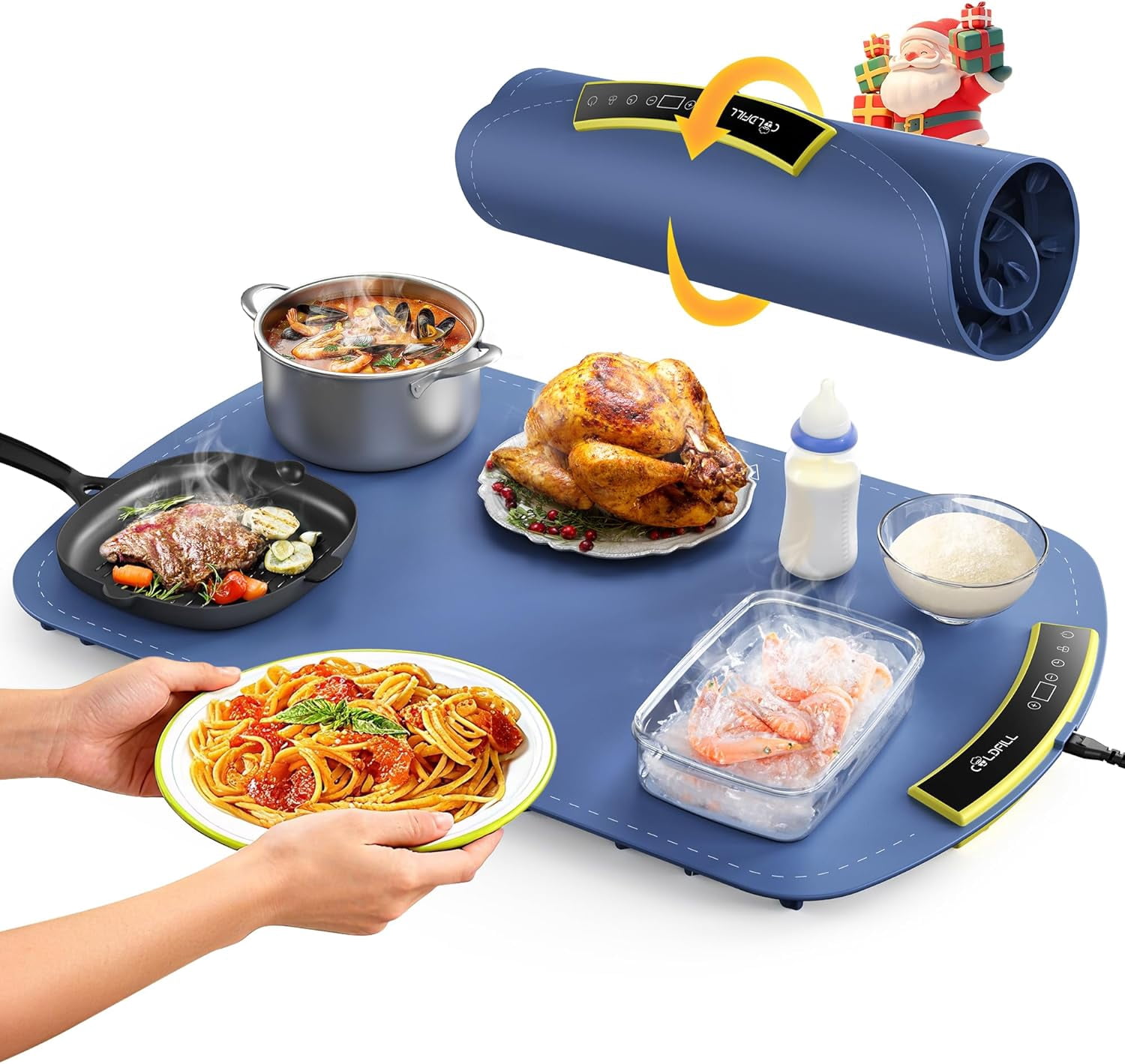 Food Warming Mat, Large Electric Warming Mat for Food & Buffet Party, 8 ...