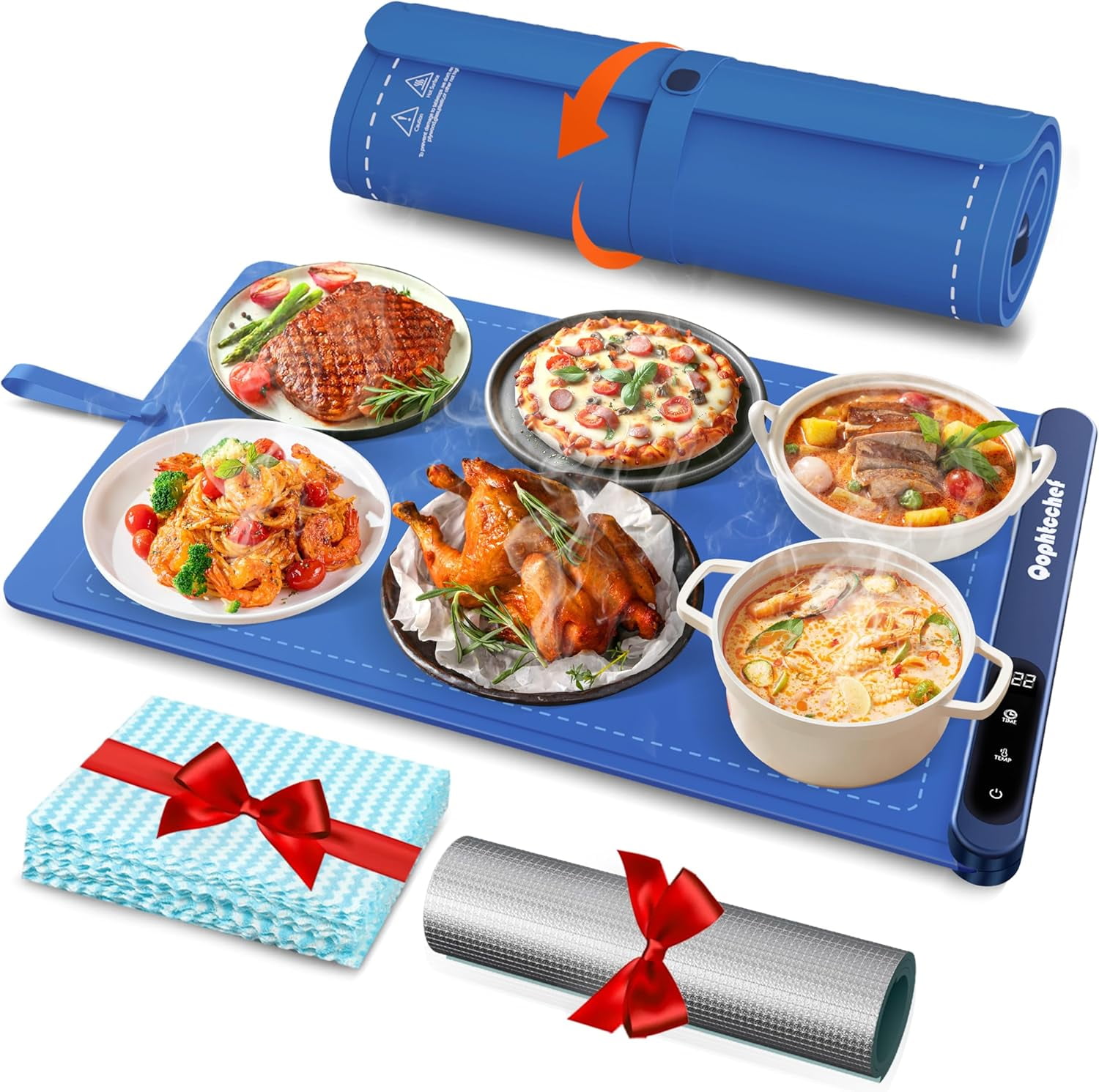 Food Warming Mat, Upgrade High-tech Graphene Heating Film, Fast Heating ...