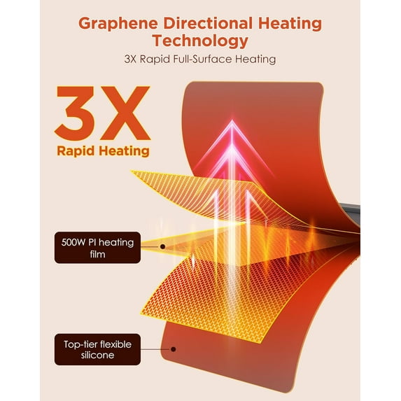 Food Warming Mat, (XL 24"x15") Food Warmers for Parties Buffet, Upgrade ...