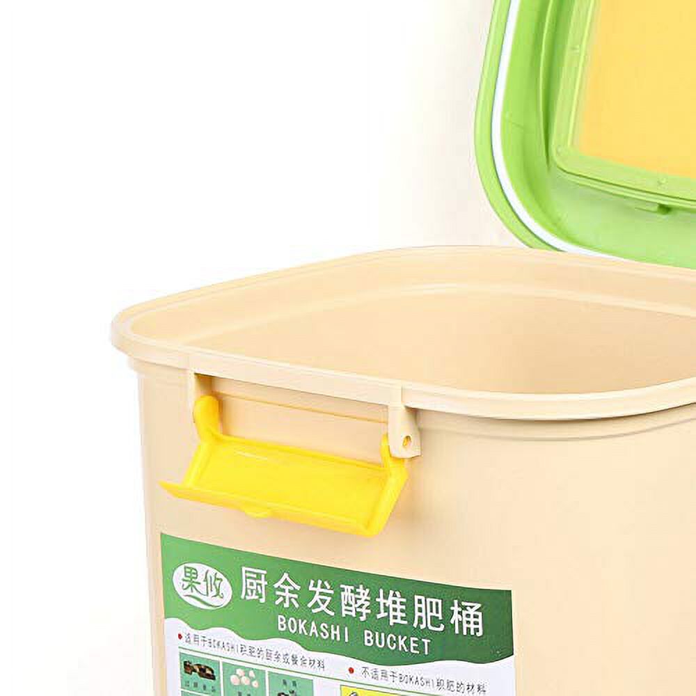 Food Waste Compost Bin, 21L Bokashi Bucket Kitchen Food Waste Bucket ...
