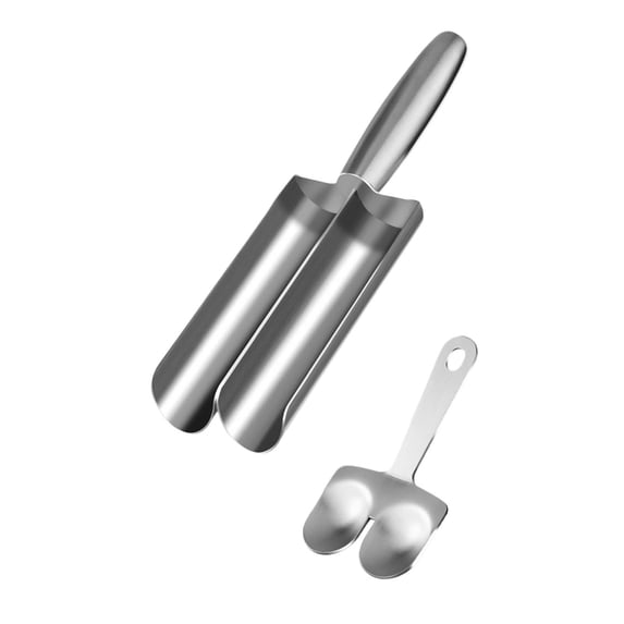 Food for Kitchen Meatball Maker Tool Quadruple Stainless Steel Spoon ...
