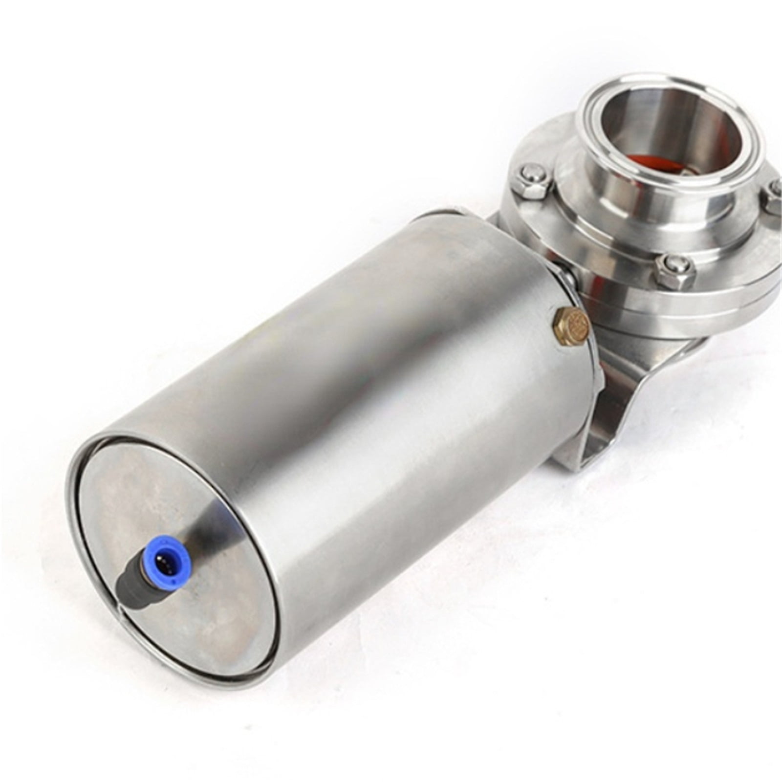 Food grade Stainless Steel Pneumatic Butterfly Valve With Tri Clamp ...