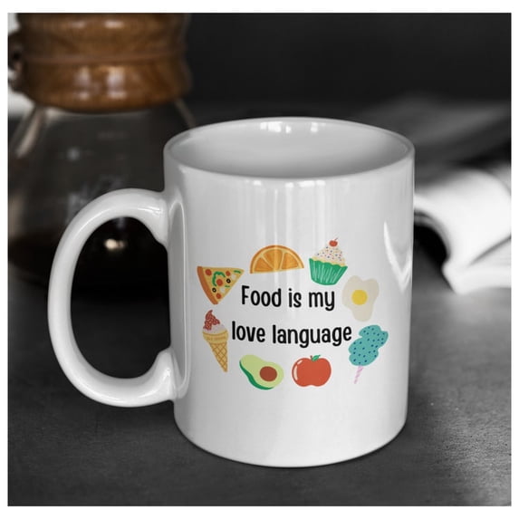 Food love language ceramic mug - Walmart.com
