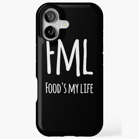 Food’s My Life Funny Food Lover Quote iPhone Tough Case 11 12 13 14 15 ...