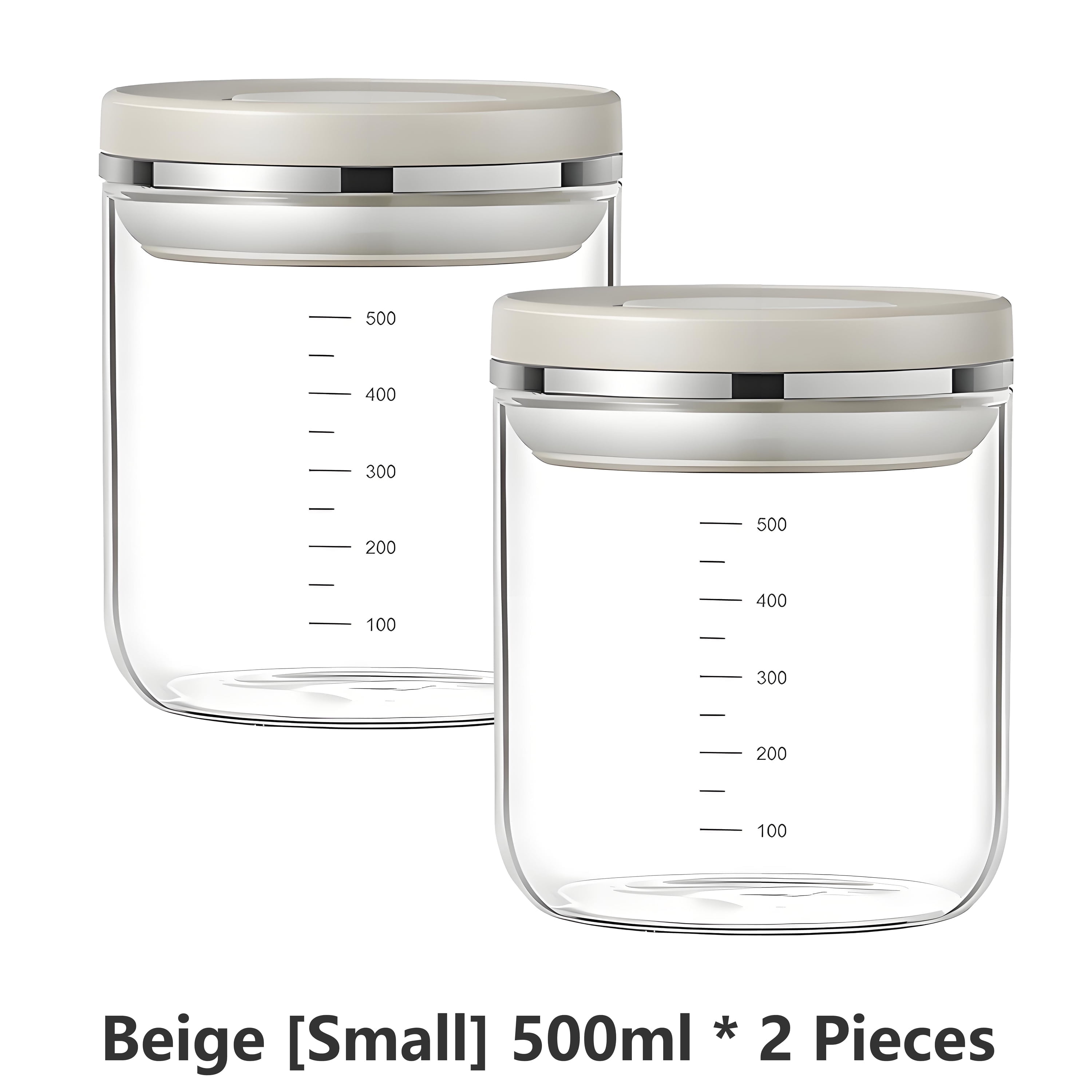 Food storage Jars Containers High borosilicate glass Sealed Jar Glass ...