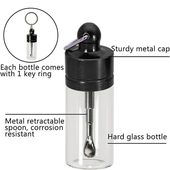 Food storage containers Portable Container Cases Mini Glass Container ...