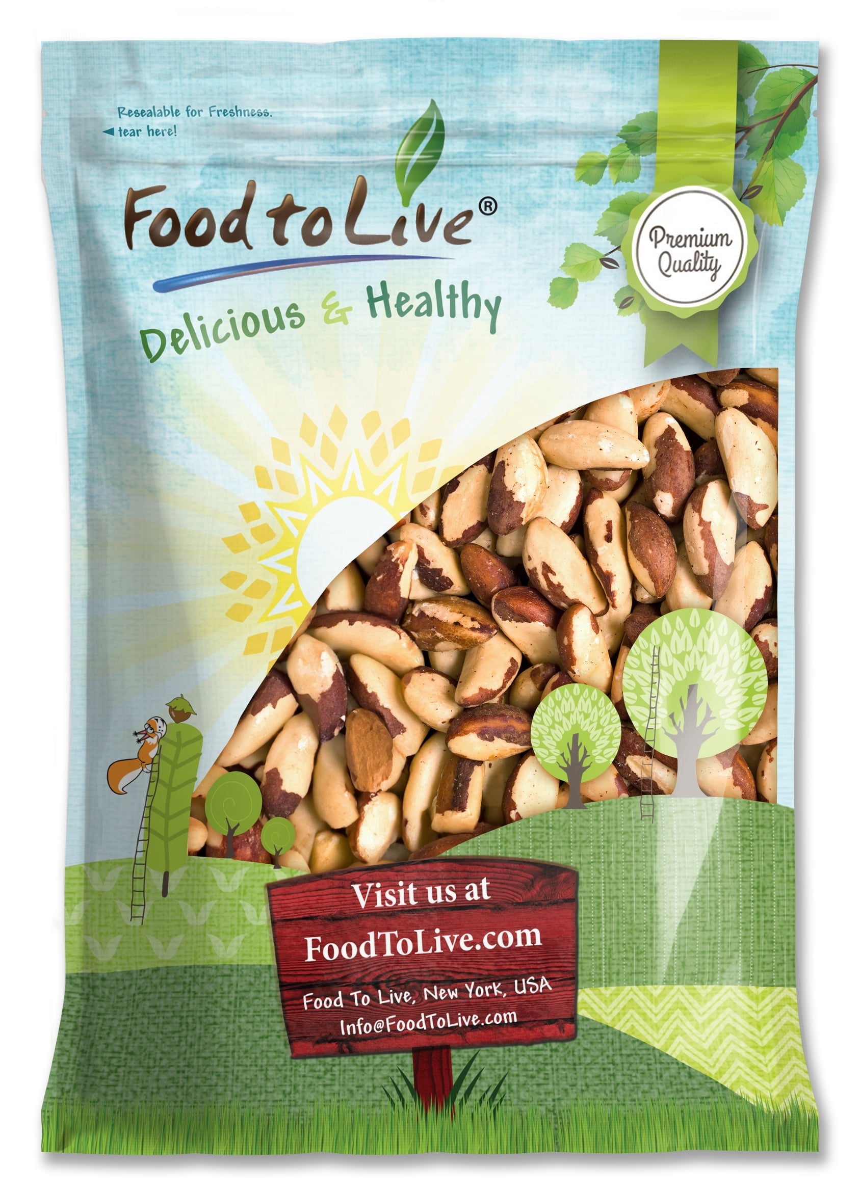 Food to Live Brazil Nuts, 12 Pounds - Raw - Walmart.com