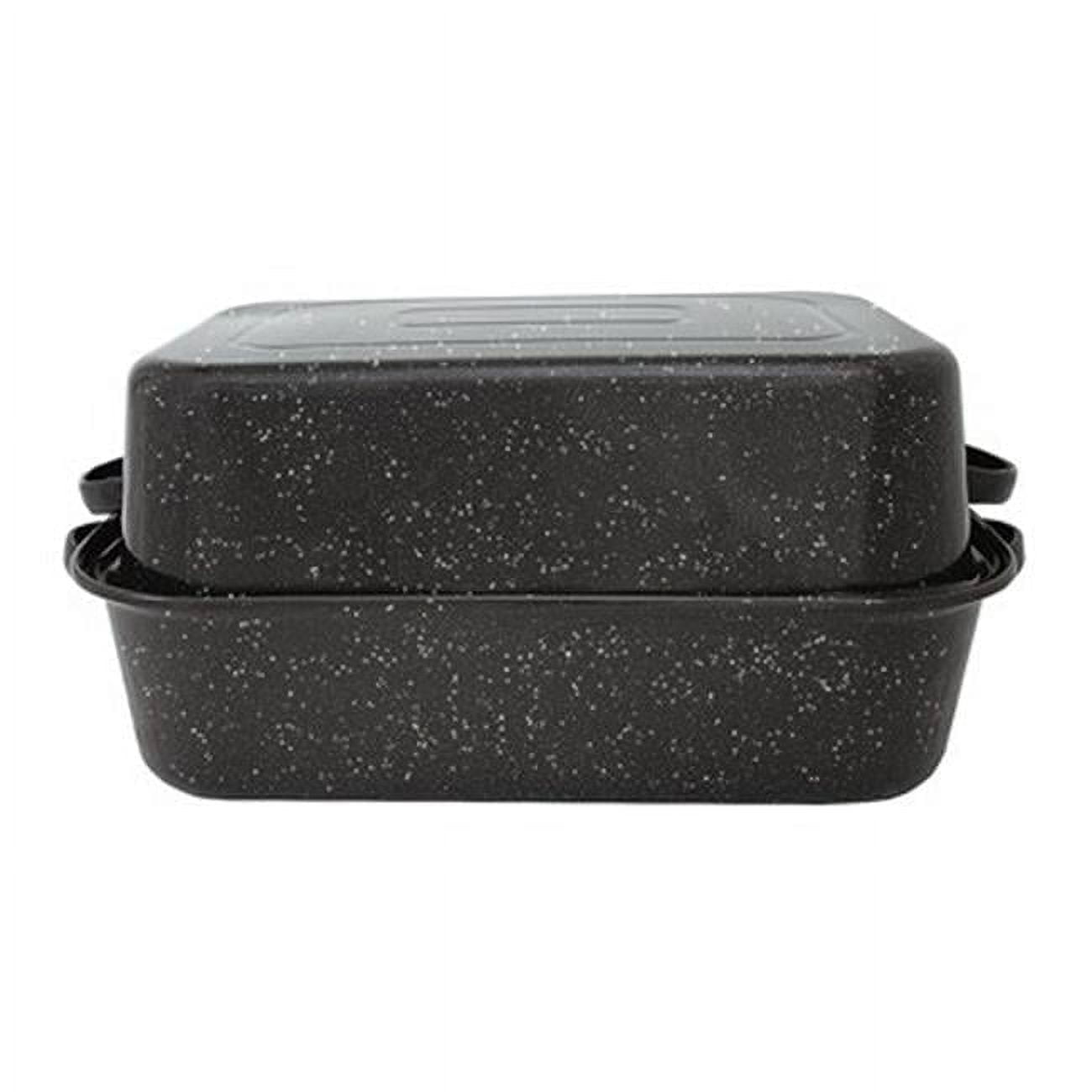 Granite Ware Large Covered Rectangular Roaster, Heavy Duty Turkey ...
